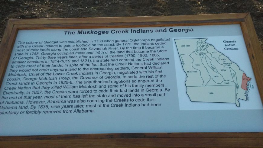 Georgia Indian Removal Memorial Project - Doug Dillon